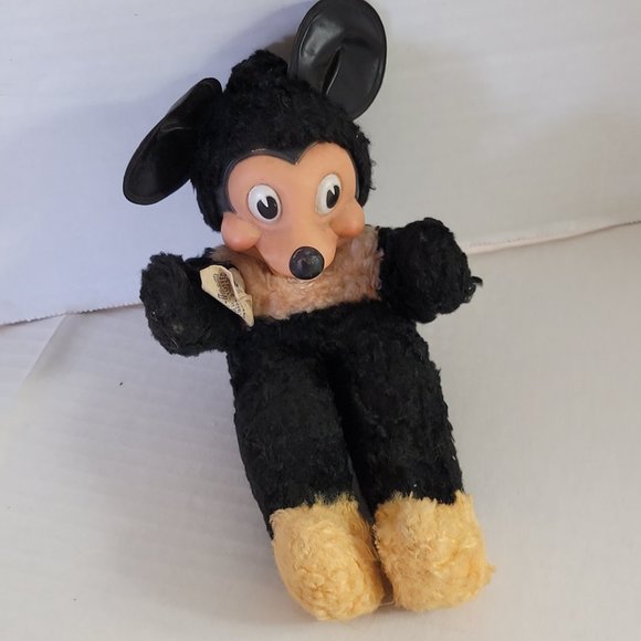 Gund | Toys | Vintage Gund Sani Foam Mickey Mouse Rubber Face Stuffed ...